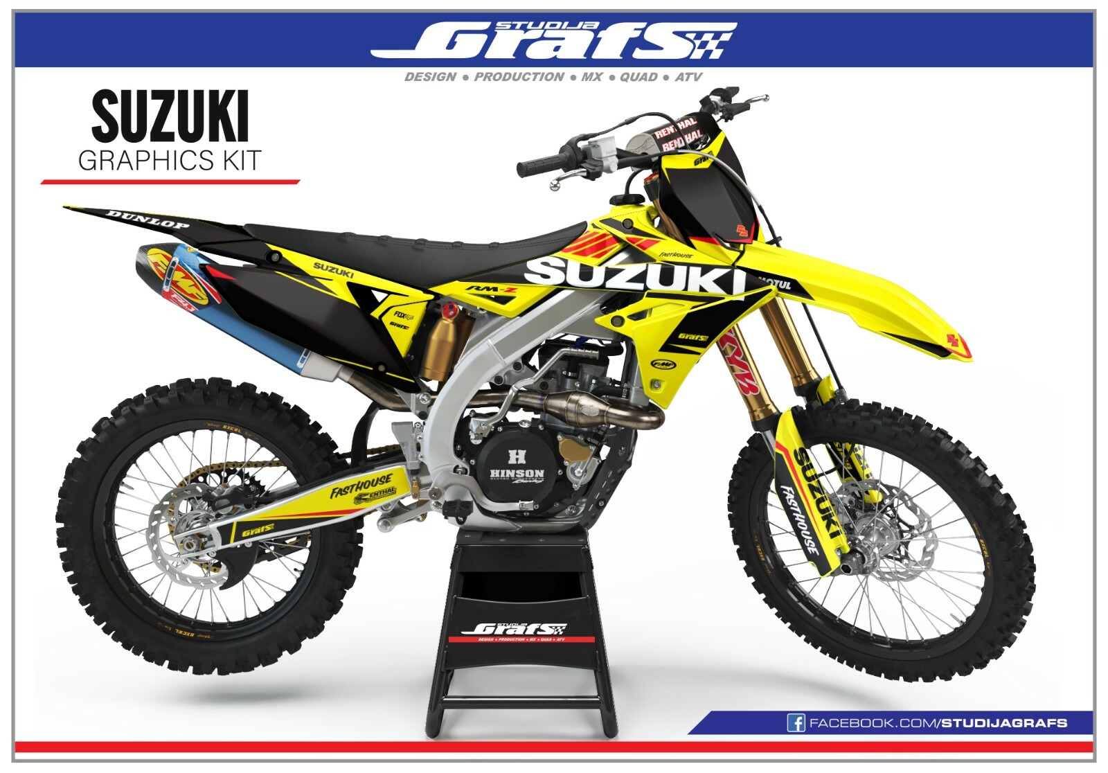 1996 1997 1998 RM 250 Graphics Kit For SUZUKI 250RM RM250 Decals ...