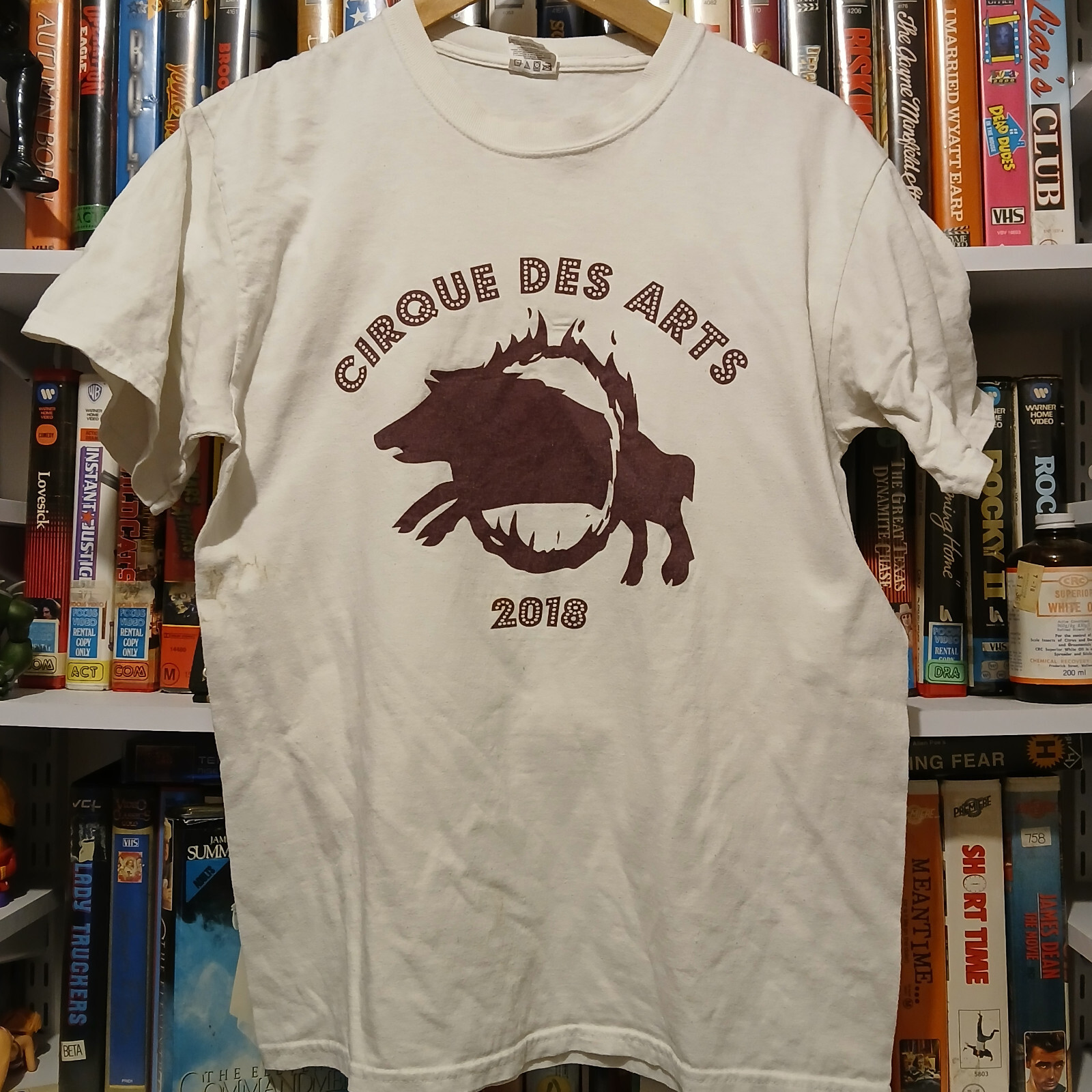 2018 Cirque Des Arts Y2K 2000s Circus Boar Pig T Shir… - Gem
