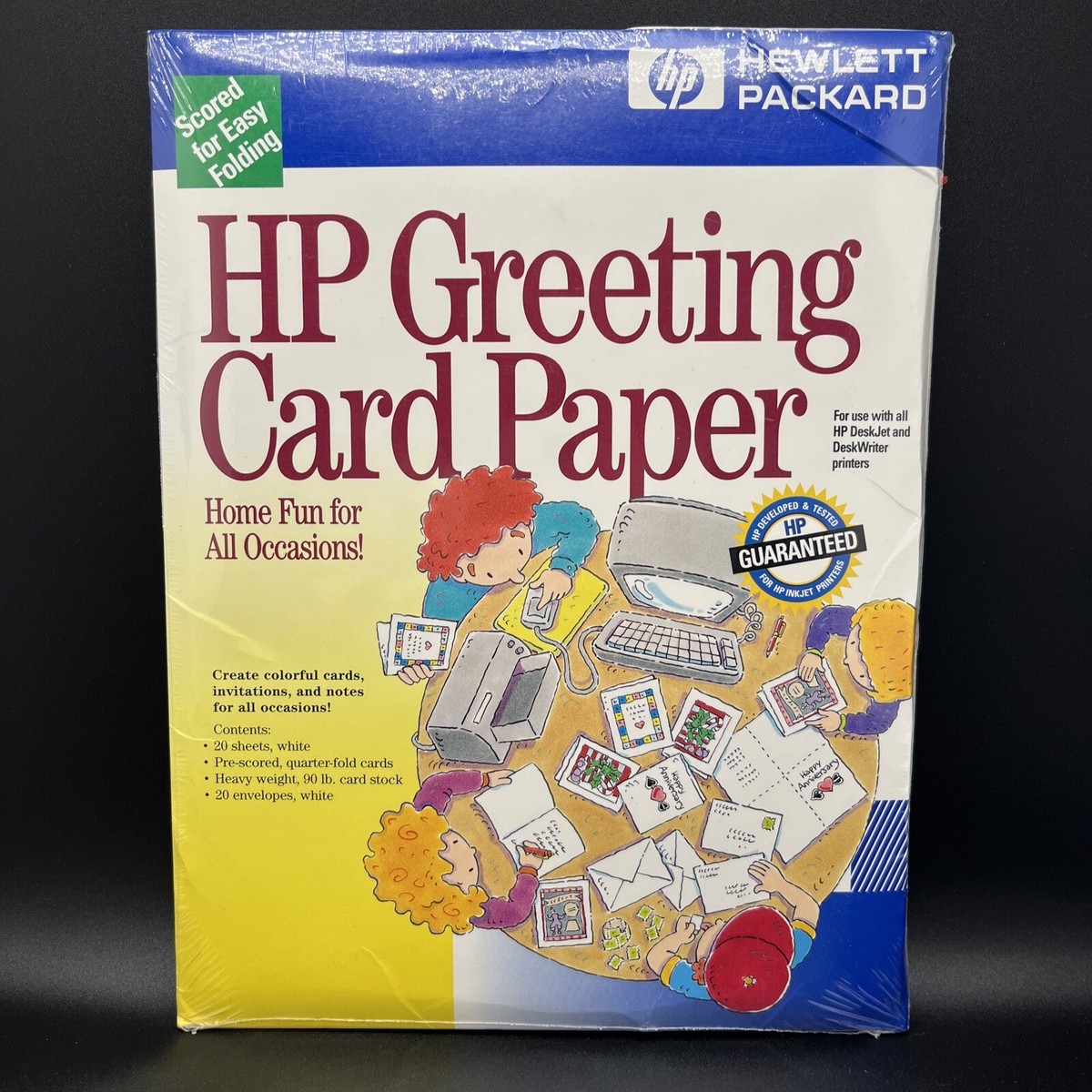 Hp Quarter Fold Greeting Card Paper A6 Invitations | Personalised