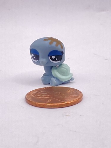 littlest pet shop LPS Micro Teensy Tiny Turtle 2-56 Turtelo Teeny Hole ...