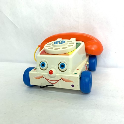 Retro Fisher Price Chatter Telephone Rotary Pull Toy, 2005 Classic ...