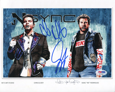 Joey Fatone & Chris Kirkpatrick Autographed 11x14 Photo (PSA) | eBay