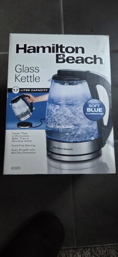 Hamilton Beach K39 1.7 Liter Glass Kettle 1500 watt | eBay