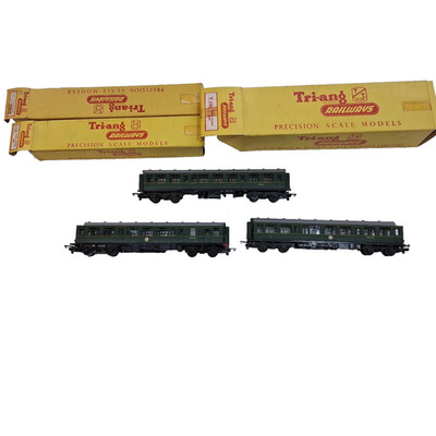 Rare Triang TT Gauge 3 Set T190, T136 & T137. Very Nice Set. Ref MM6 ...