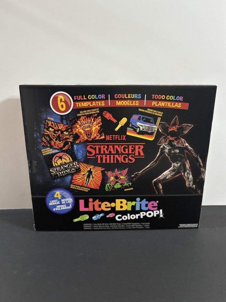 STRANGER THINGS Lite Brite Color POP *SEASON 5* NEW | eBay