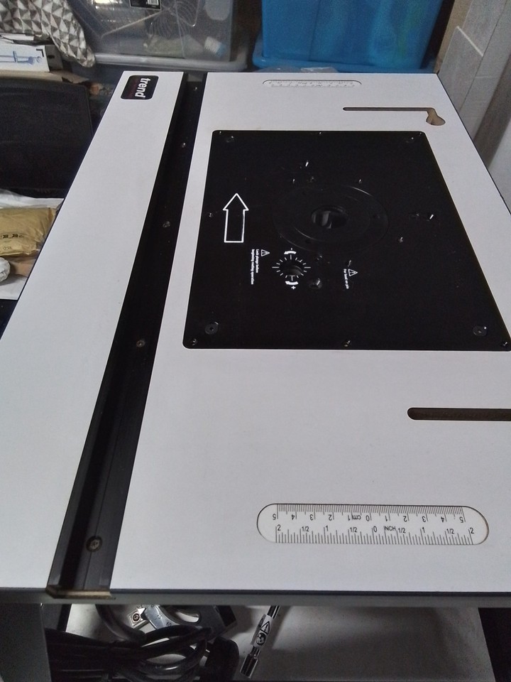 TREND CRT MK3 ROUTER TABLE WITH TREND T8 ROUTER - ITEMS IN GREAT ...