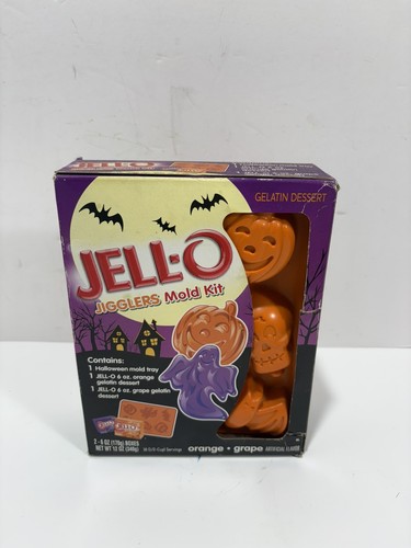 Jell-O Jello Jigglers Halloween Mold Kit Cat Bat Witch Ghost Pumpkin ...