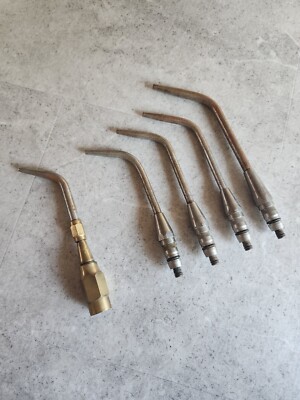Lot Of 5 Oxweld Welding Brazing Torch Tip Head Nozzles W-17&22, 9/12 ...