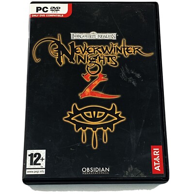 Neverwinter Nights 2 Forgotten Realms PC Video Game Artwork Manual CD ...
