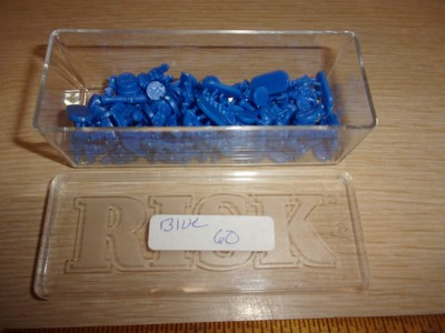 LOT OF 60 BLUE RISK GAME PIECES FOR THE ORIGINAL RISK GAME | eBay