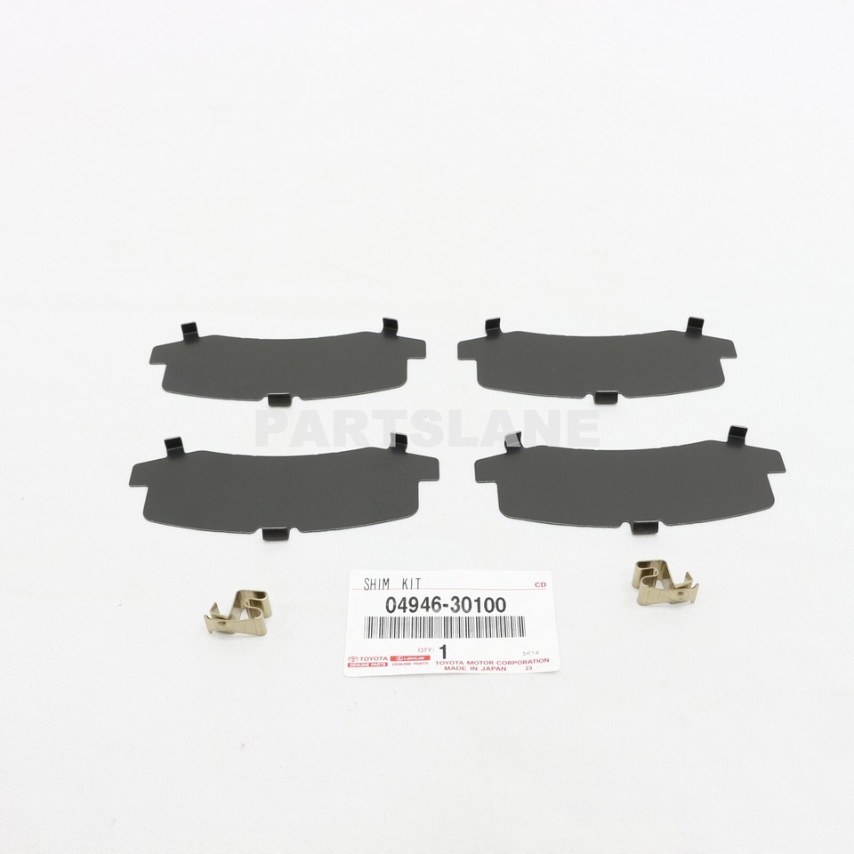 04946-30100 Toyota OEM Genuine SHIM KIT, ANTI SQUEAL(FOR REAR DISC ...