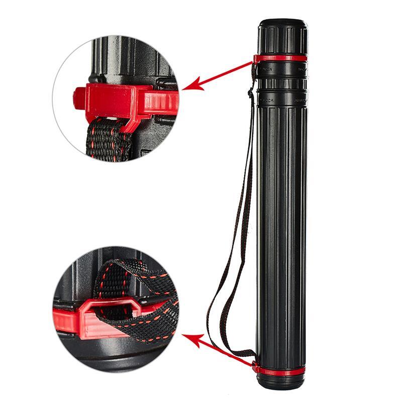 Archery 32" Fiberglass Arrows +Telescopic Arrow Quiver for Bow Hunting ...