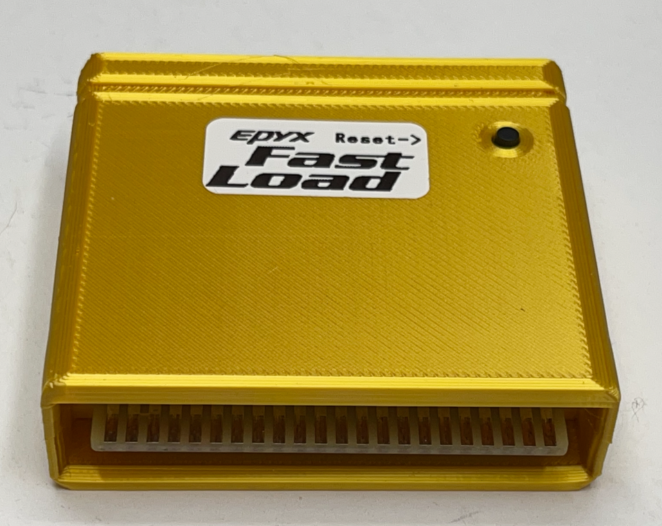 Commodore 64 Epyx Fast Load Clone Cart in Gold 3D printed case free ...