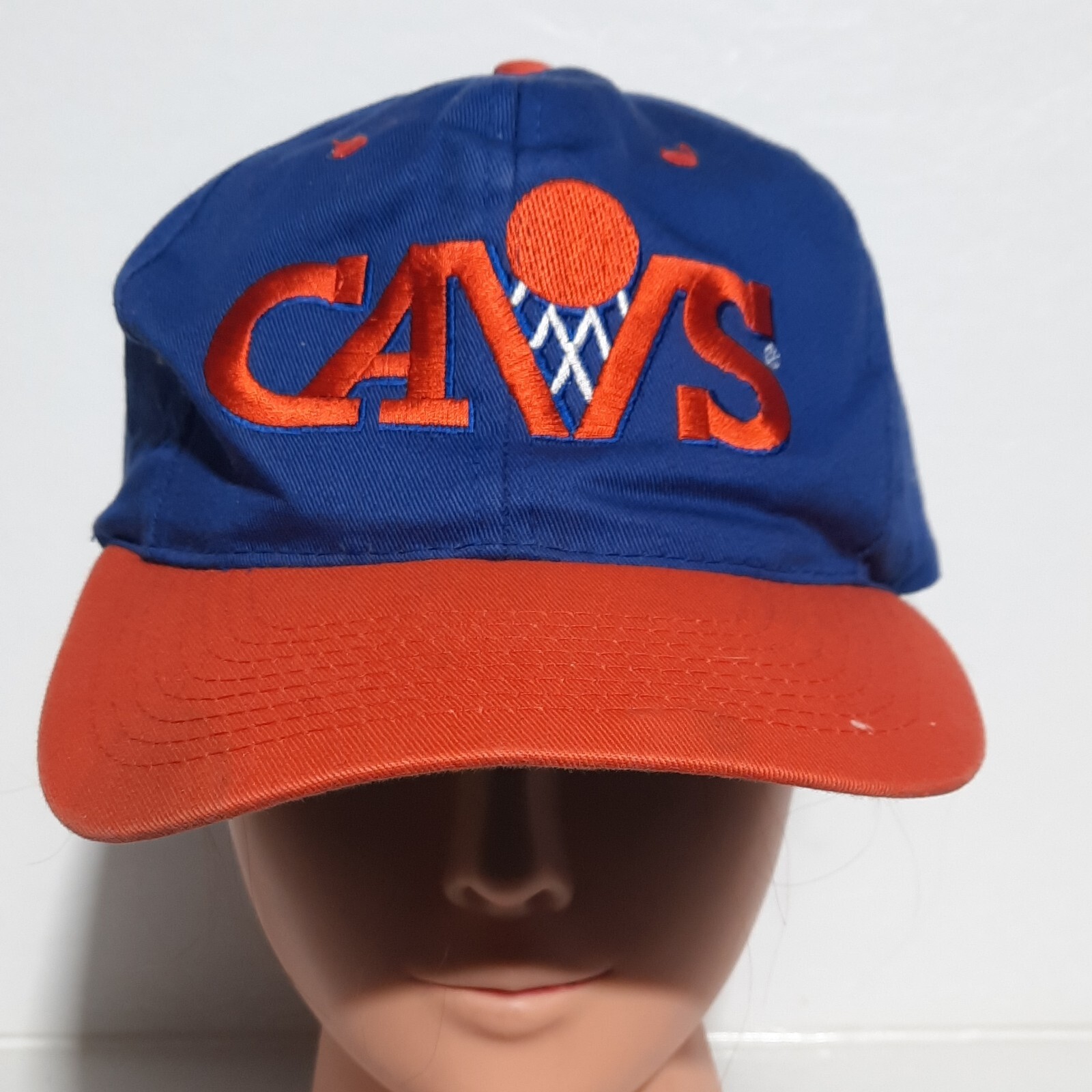 Cleveland Cavaliers Universal Industries Vintage Snapback Hat Cavs Blue ...