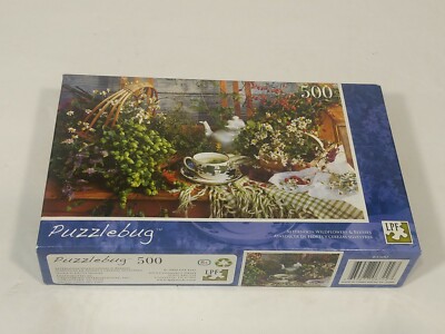 Puzzlebug 500 Piece Jigsaw Puzzle "Afternoon Wildflowers 18.25" x 11 ...