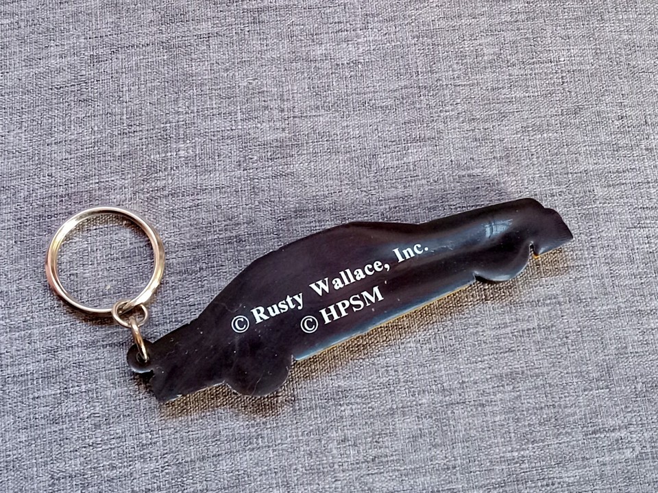 NEW Vintage NASCAR Miller Lite Beer Race Car #2 Rusty Wallace Keychain ...