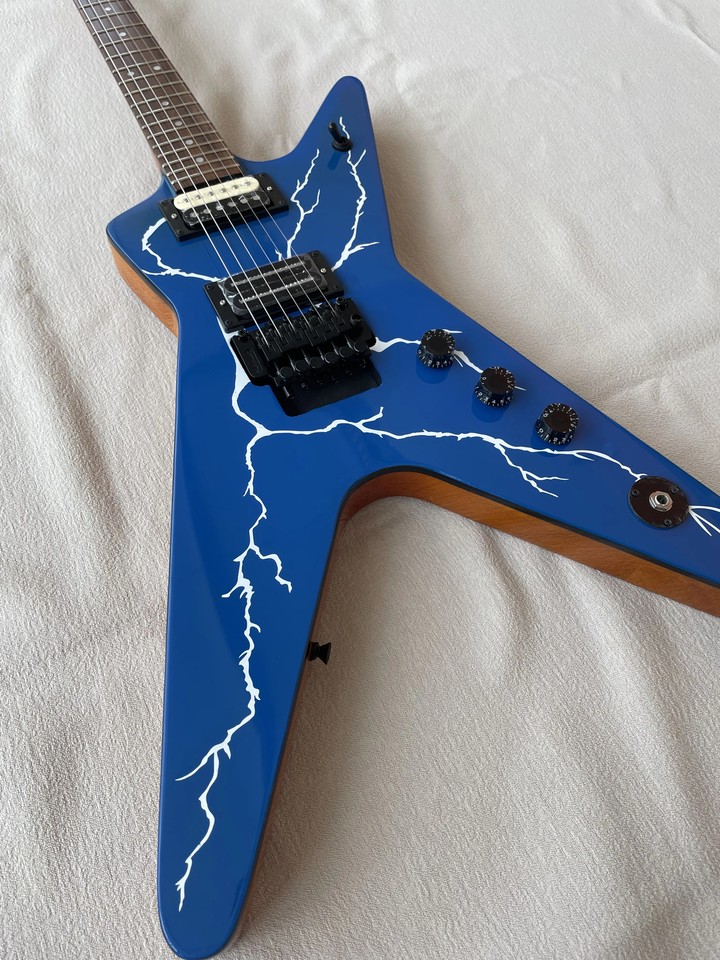 Custom DIME Washburn Dimebag Darrell Model Electric Guitar Blue ...