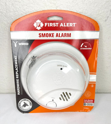 First Alert Smoke Alarm SMI 100AC Hard-Wired Smoke Alarm New Sealed | eBay