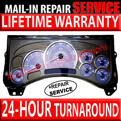 03-06 Hummer H2 Instrument Gauge Cluster Dash Speedometer FULL [*REPAIR ...