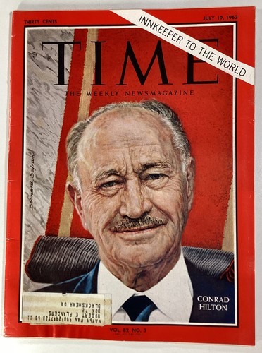 Time Magazine 1963 Rare Hilton JFK Dylan Seeger Goodrich NYC Steel ...