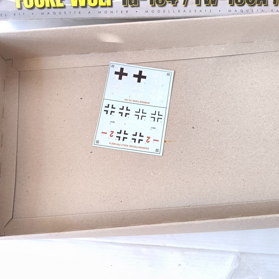 Airfix Model Kit German Plane Focke Wulf FW190A Mistel 1:72 Open Box ...