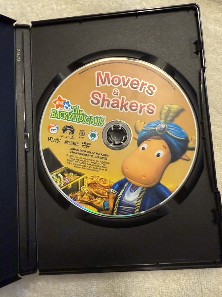 Backyardigans — Movers & Shakers (DVD, 2007) Nickelodeon Nick Jr kids ...