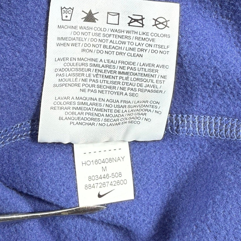 Nike Dri Fit Youth Boys Hoodie Pullover Purple Neon Green Logo Size M ...