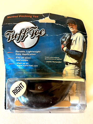 Tuff Toe Molded Pitching Toe Protector Black Right Foot New In Package Baseball | eBay