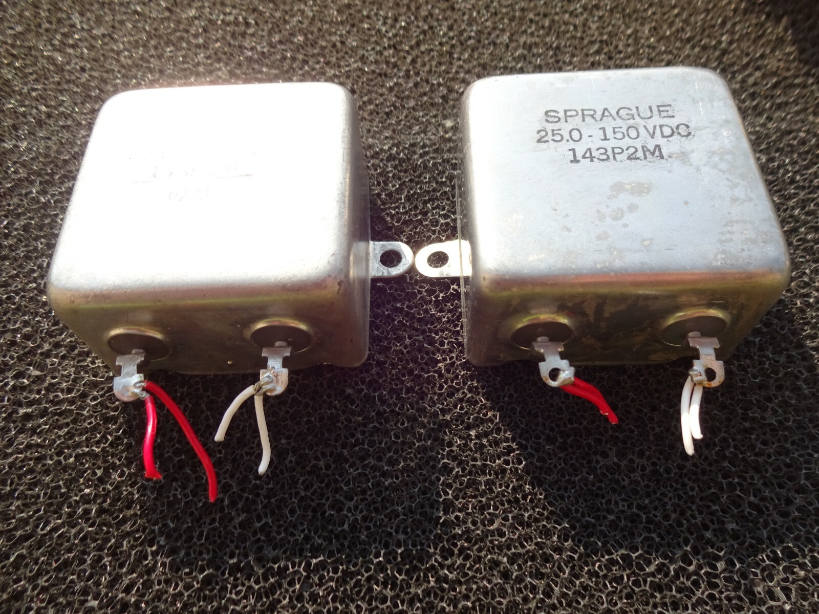 Vintage Sprague Capacitors 25.0μF - 150DC | eBay