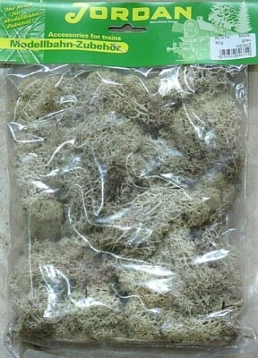 Jordan Nr67A HO/N/Z Scale LICHEN MOSS Grey 80g New | eBay Australia