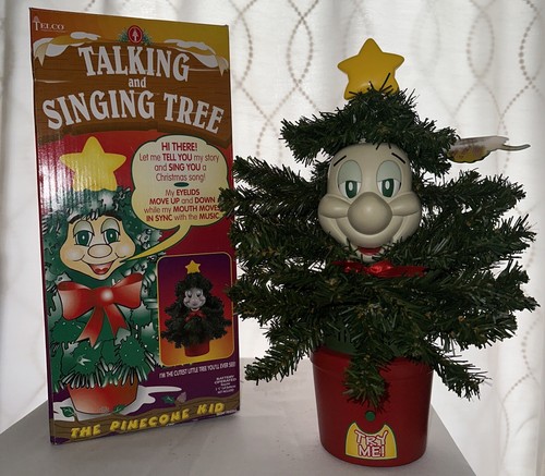 1997 Telco Creations The Pine Cone Kid Talking and Singing Christmas ...