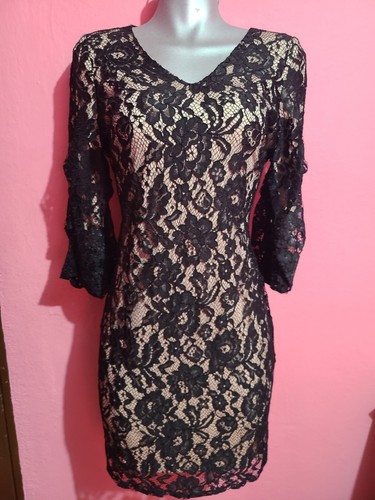 WD32 Dkny Womens Black Stretch Dress sz 10 | eBay