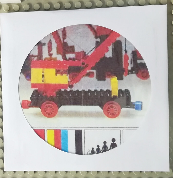 LEGO® 128-3 MOBILE CRANE (PLATE BASE) BA EISENBAHN WAGON ZUG TOWN ...