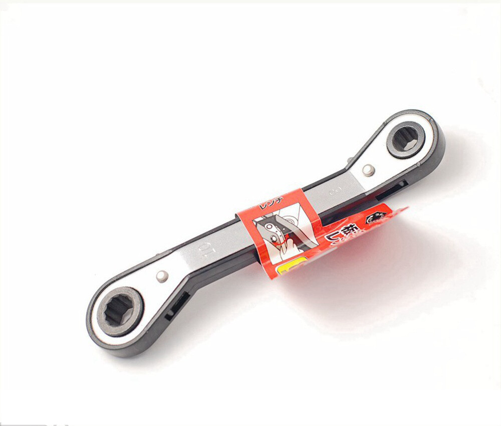 Reversible Double Offset Ratchet Ring Spanner Wrench Option:6x8,8x10 ...