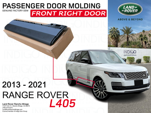 2013-2021 RANGE ROVER L405 REAR RIGHT PASSENGER DOOR LOWER MOLDING ...