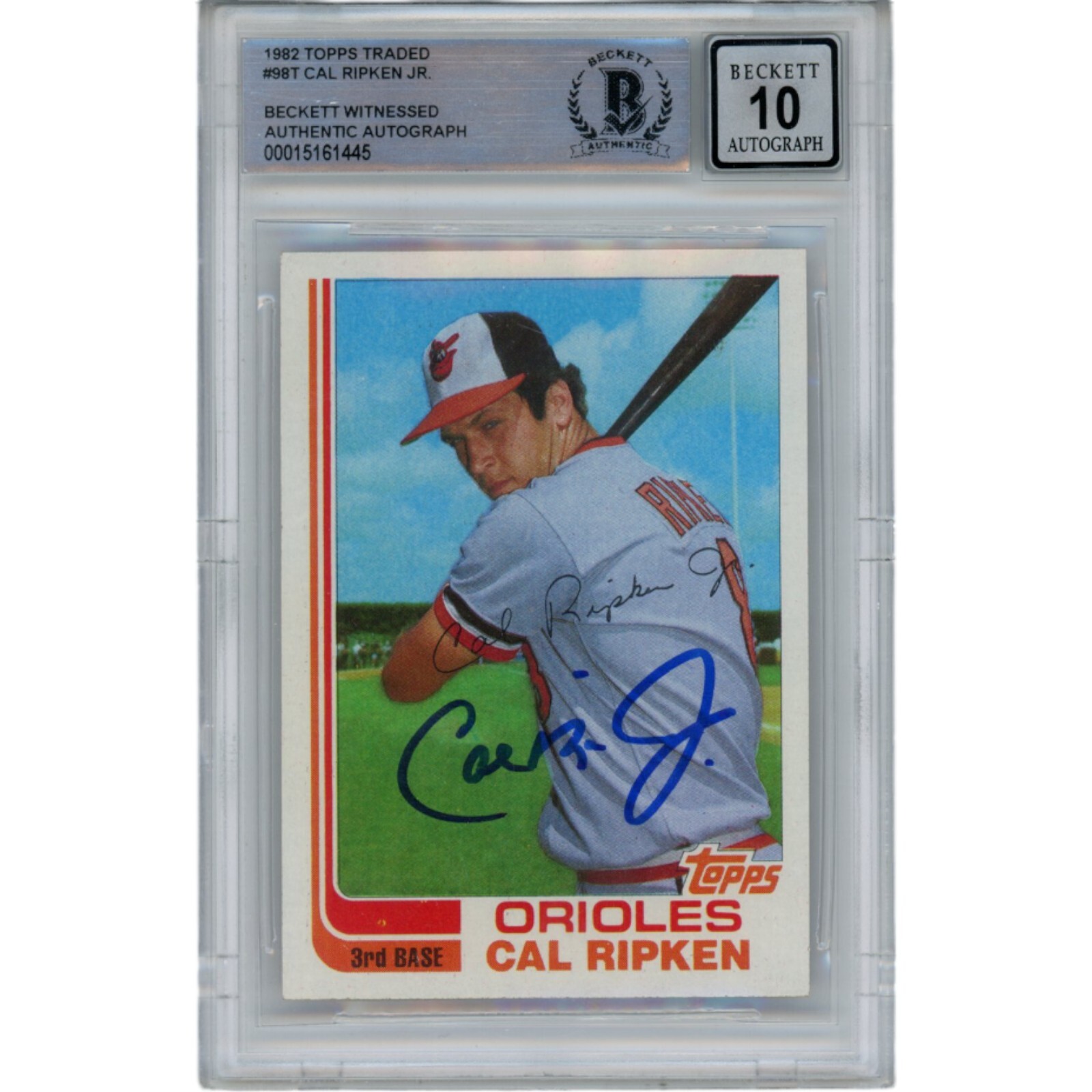 Cal Ripken Jr. Autographed Memorabilia | Signed Photo, Jersey ...