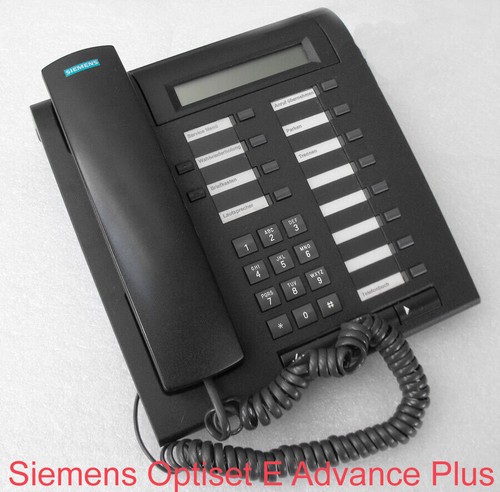 System Telephone Siemens Optiset E Advance Plus Black S30817-S7006-A108 ...