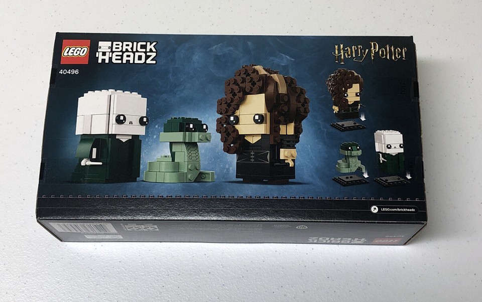 LEGO Harry Potter BrickHeadz 40496 - Voldemort, Nagini & Bellatrix ...