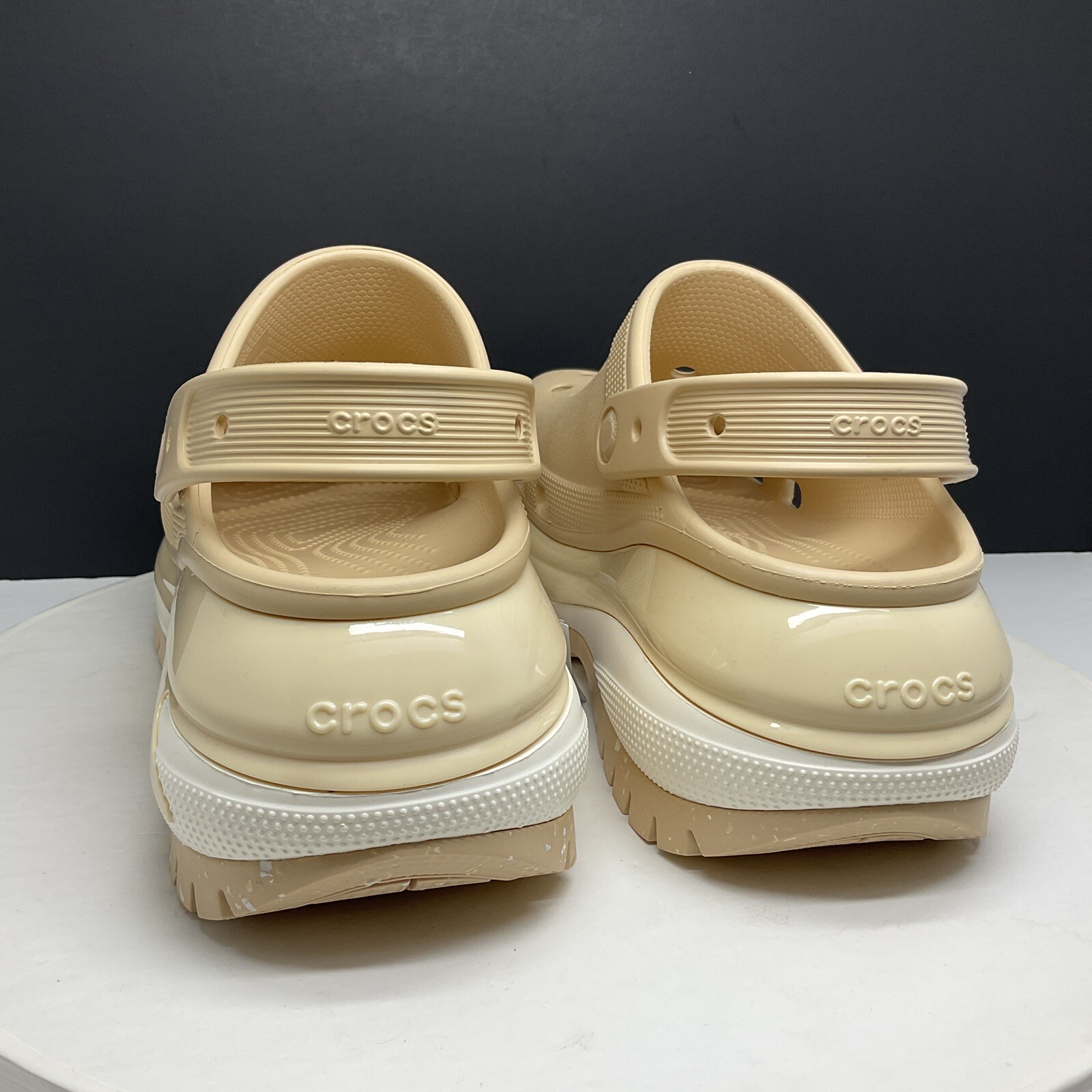 Crocs Shoes Women 9 Men 7 Mega Crush Clogs Chunky Platform Shiitake ...