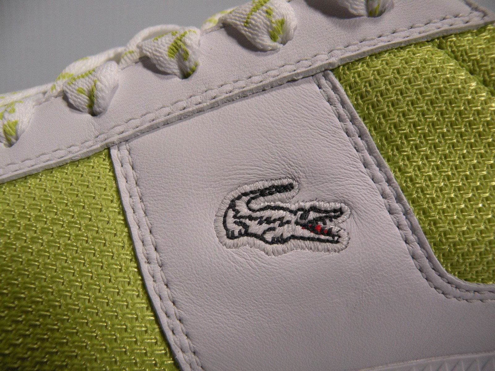 LACOSTE OBSERVE TNS ATHLETIC TRAINER SPORT WOMEN SHOES WHITE/GREEN SIZE ...