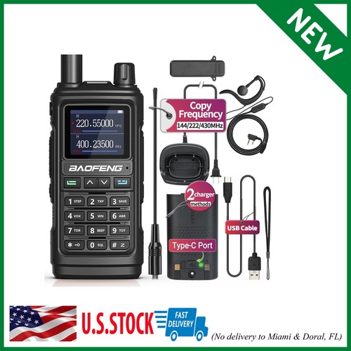 Police Fire Radio Scanner Handheld Transceiver Portable Antenna Dual ...