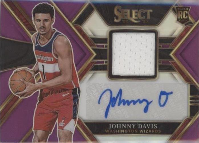 2022-23 Panini Select - Rookie Jersey Autographs Johnny Davis #RJA-JDV ...
