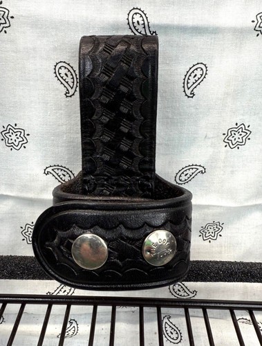 VTG SafariLand Police Duty Basketweave Leather Flashlight/Nightstick ...