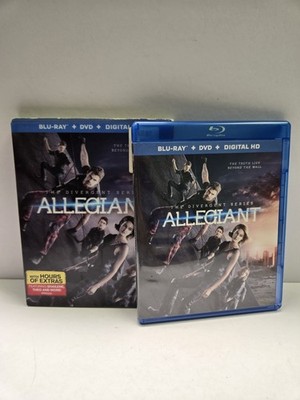 Allegiant The Divergent Series Movie Blu Ray + DVD 2016 Shailene ...