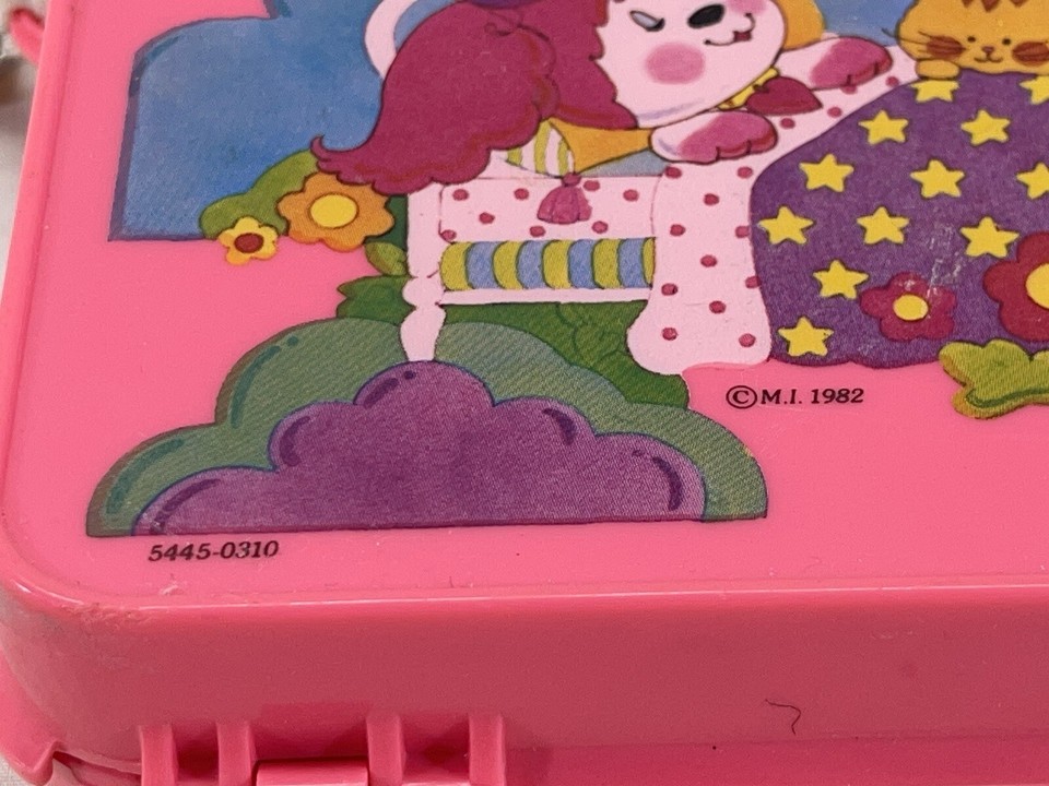 Vintage 1982 Poochie For Girls Overnighter Pink Plastic Box Purse Case ...