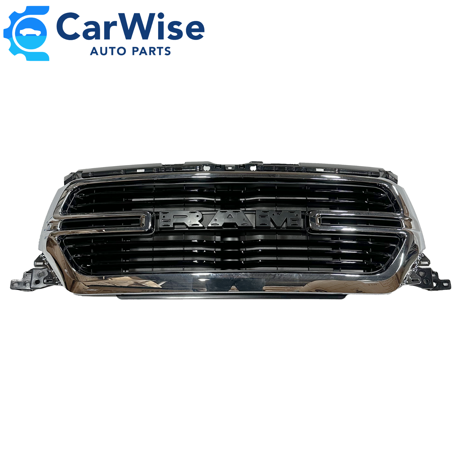 New OEM MOPAR 2019-2024 Dodge Ram 1500 Front Grille Chrome Laramie | eBay