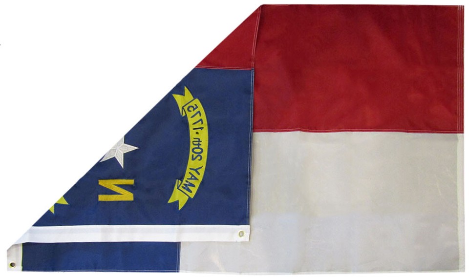 3x5 State of North Carolina 3'x5' Premium 210D Nylon Embroidered Flag ...