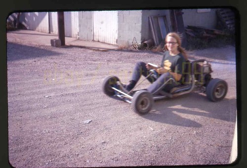 Kid Driving Go Kart - c1960-70s - Vintage 35mm Slide | eBay