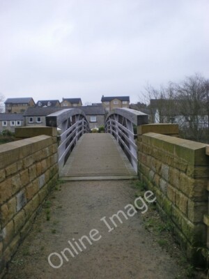 Photo 6x4 New footbridge over the River Ribble, Low Moor Clitheroe ...