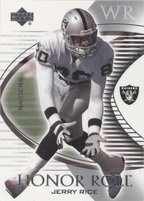 2003 Upper Deck Honor Roll - Jerry Rice #95 for sale online | eBay